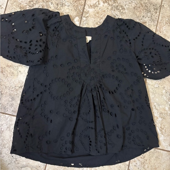 Tuckernuck | Tops | Tuckernuck Black Eyelet Finley Blouse | Poshmark